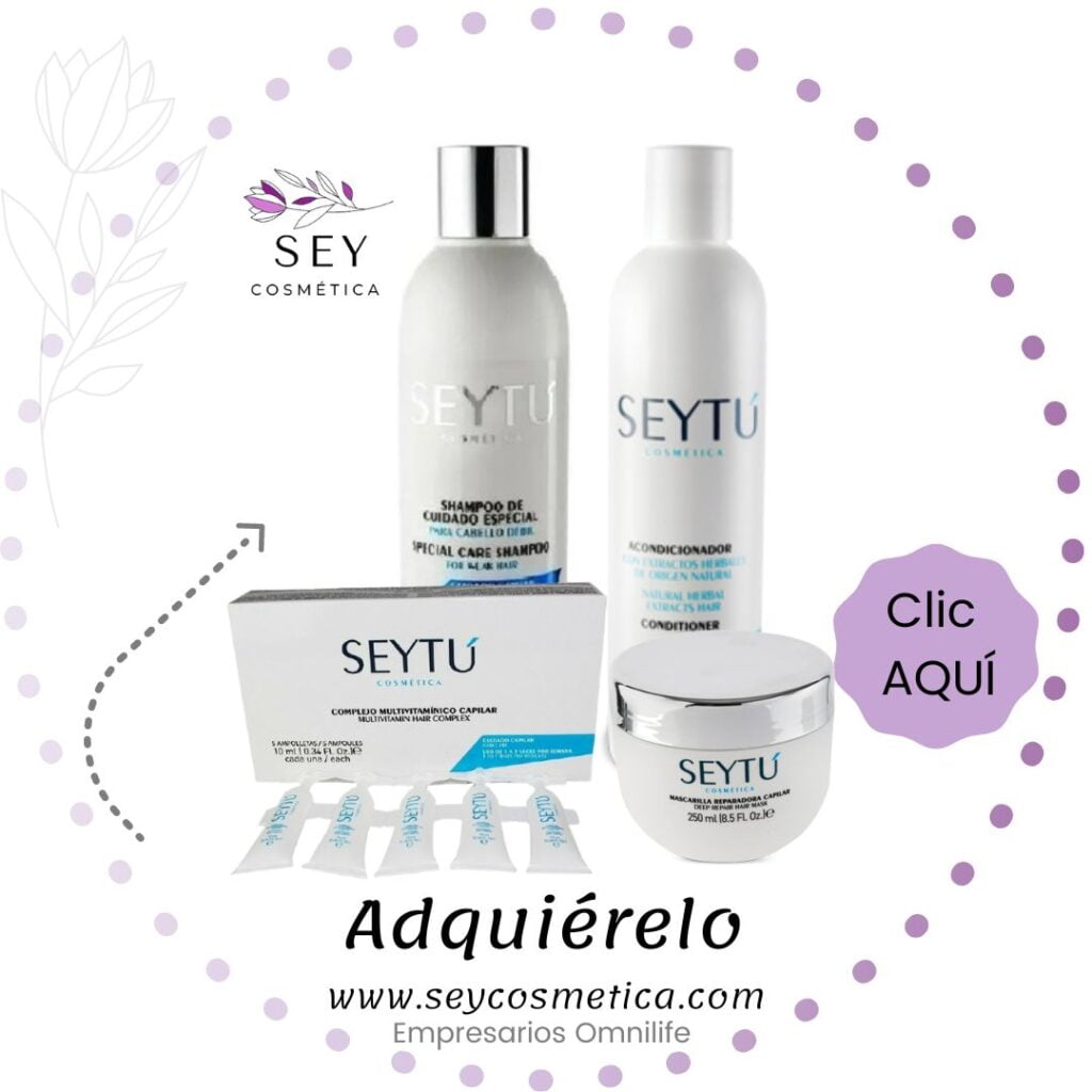 KIT CAPILAR SEYTU ¡El KIT básico para recuperar tu cabello!