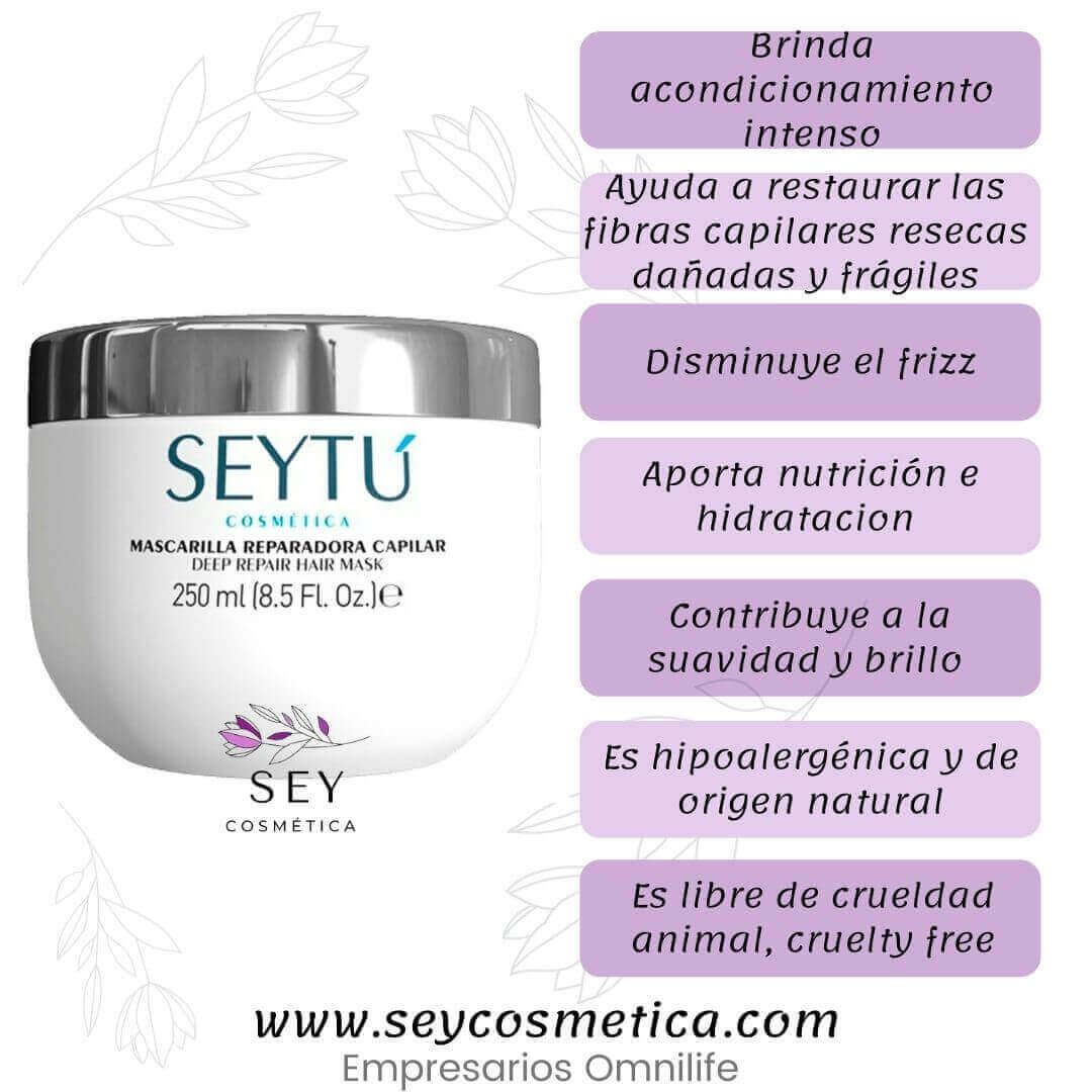 MASCARILLA CAPILAR SEYTU ¡Repara, nutre, da brillo!