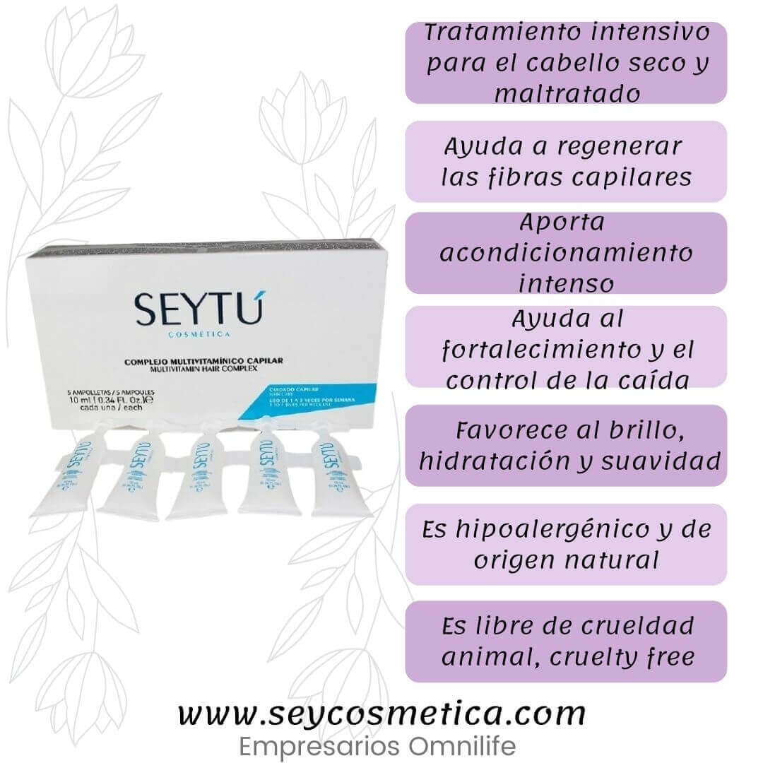 Complejo multivitaminico capilar SEYTU ¡OBTENLO AQUÍ!