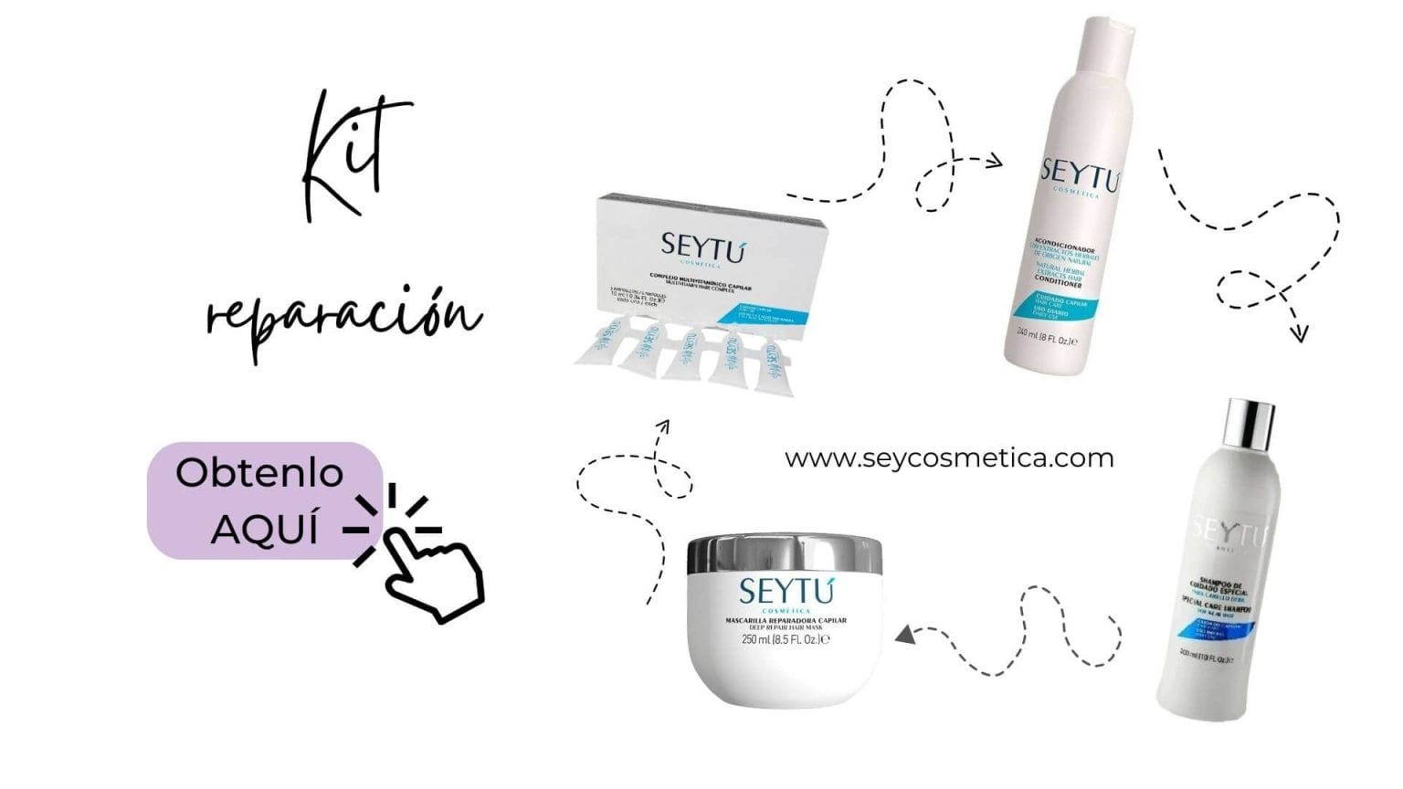 SHAMPOO DE CUIDADO ESPECIAL Seytu REPARA Y NUTRE