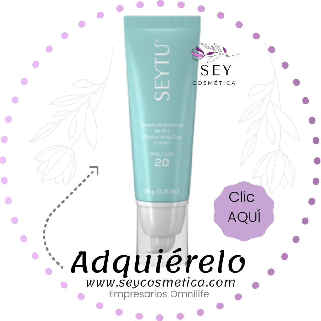 CREMA HIDRATANTE DE DÍA FPS 20 SEYTU Con ácido hialu...