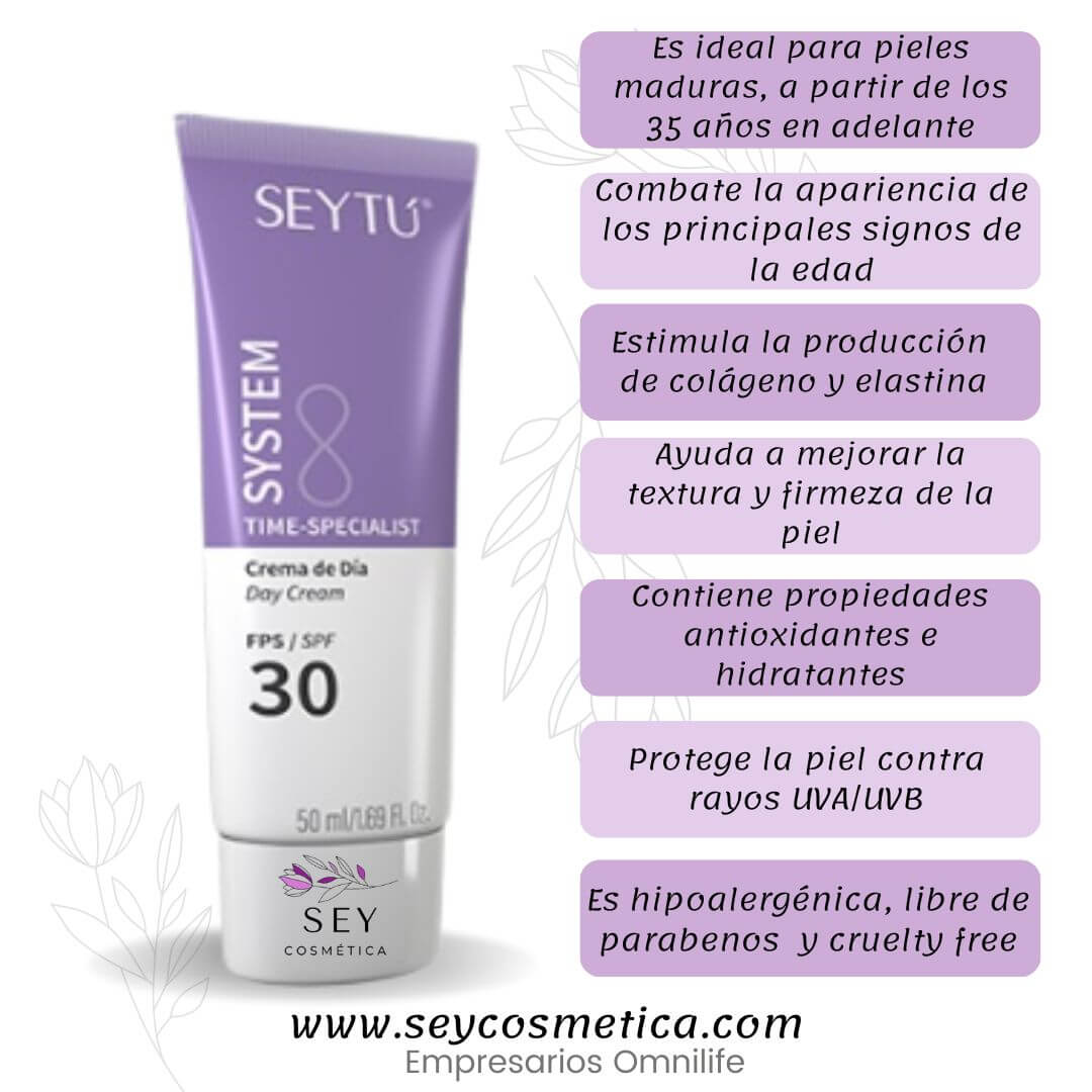 Crema de Día FPS 30 SEYTU TIME SPECIALIST Obtenla AQUI