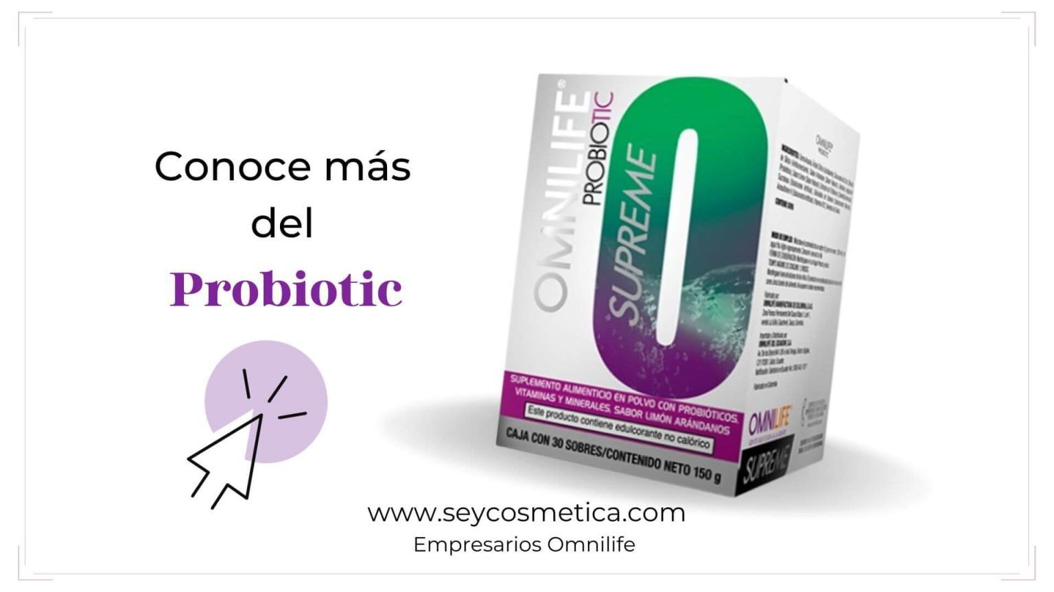 PROBIOTIC OMNILIFE RESTAURA TU FLORA INSTESTINAL