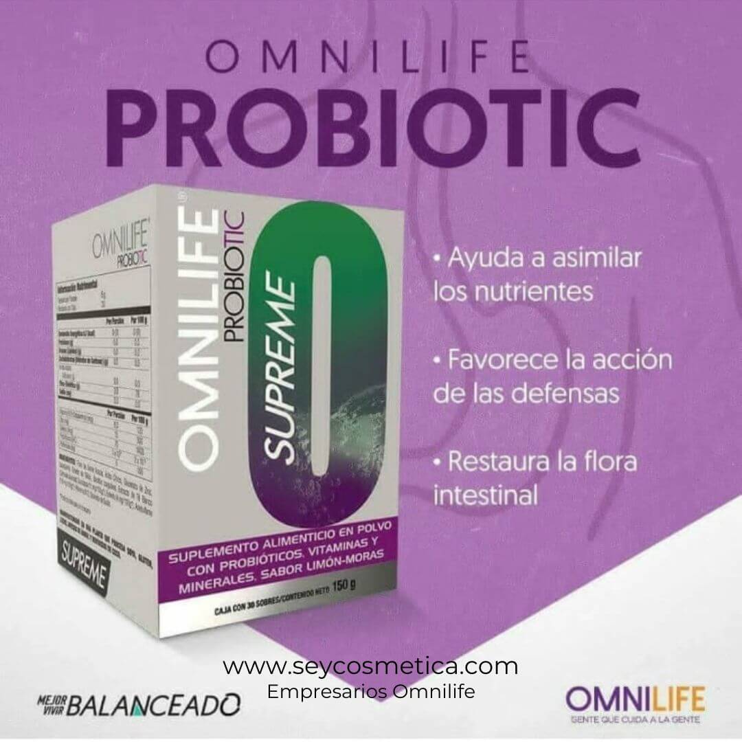PROBIOTIC OMNILIFE RESTAURA TU FLORA INSTESTINAL